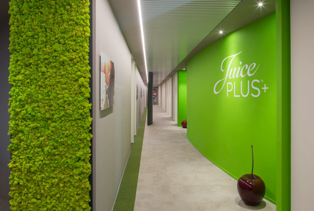 Interior Design of Juice Plus' offices | 100% Tailor-Made Philosophy